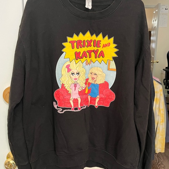 Just Hoods | Tops | Trixie And Katya Official Merch Crew Neck | Poshmark